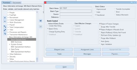 Payroll Intergration Api Absence And Batch Element Entry