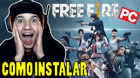 Como jogar FREE FIRE no PC Rápido e Fácil 2019 YouTube