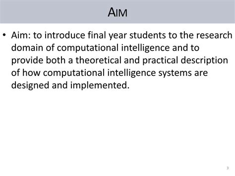 Ppt Computational Intelligence Introduction Powerpoint Presentation Id2600900
