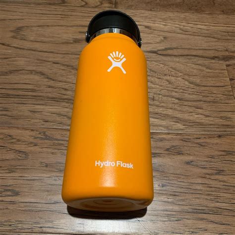 Used Hydro Flask 32oz In An Orange Color Depop