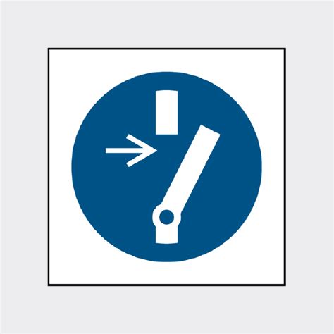Disconnect Before Carrying Out Maintenance Or Repair Sign The Safety Sign