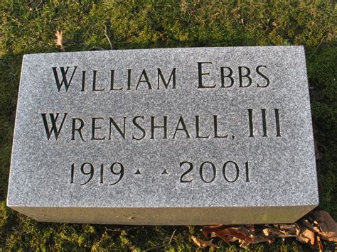 William Ebbs Wrenshall Iii 1919 2001 Find A Grave Memorial