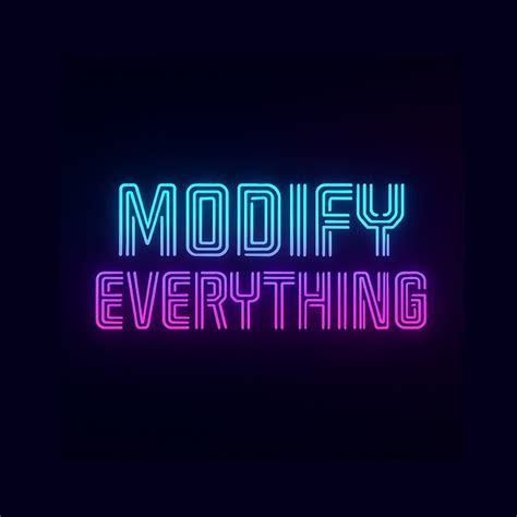 Modify Everything YouTube