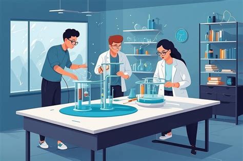 Premium Photo Depict A Physics Lab With Babes Conducting Experiments On The Principles Of