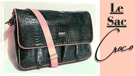 Tuto diy facile pas à pas pour coudre une besace en simili au look