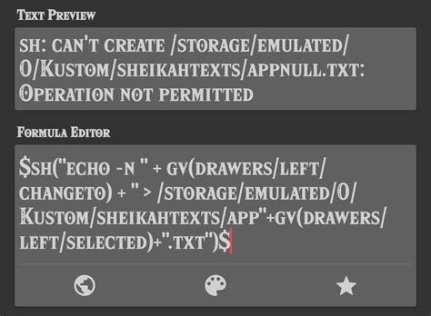 Shell Command Not Working R Kustom