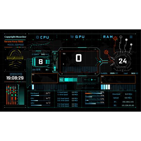 Nvarcher Diy Pantalla Ips De 7 Pulgadas Monitor D Grandado
