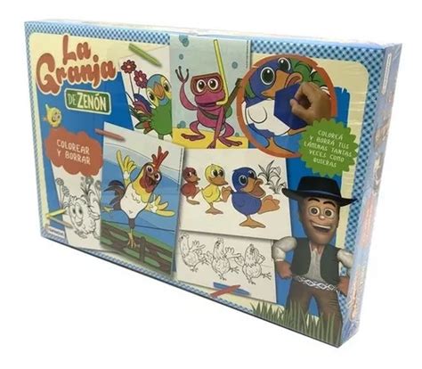 Colorear Y Borrar La Granja De Zenon Lny 00616 Loonytoys MercadoLibre