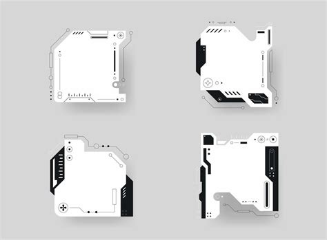 Futuristic Interface Ui Elements Futuristic Hud Elements Hud