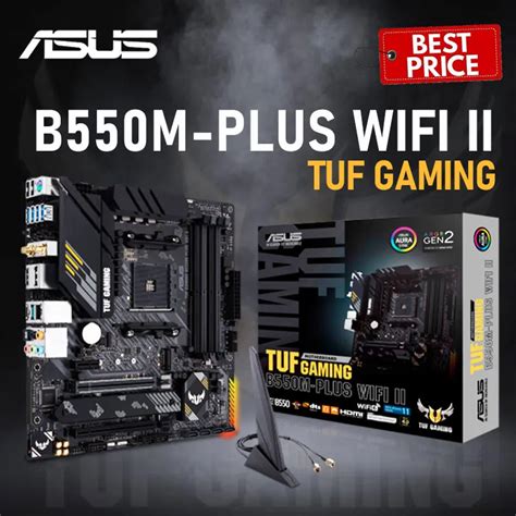 Am4 Asus Tuf Gaming B550m Plus Wifi Ii Placa M E Amd Ryzen 3rd Ddr4