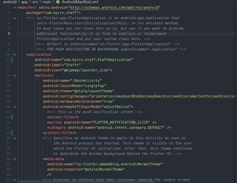 flutter can t find custom application name specified in manifest · issue 78171 · flutter