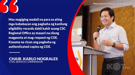 Coe May Now Be Secured In Any Csc Regional Office — Ikot Ph