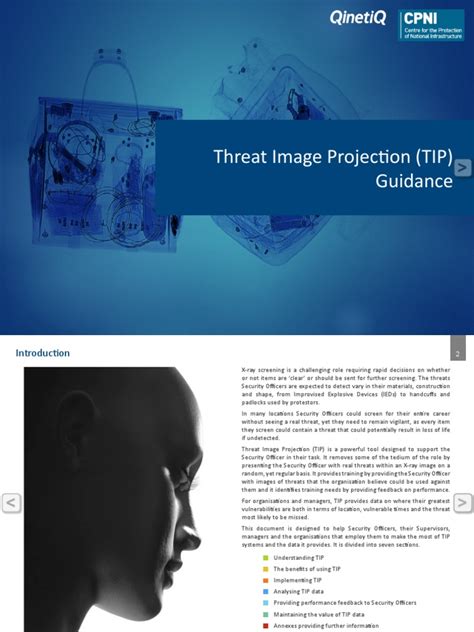 Threat Image Projection Tip Guidance Pdf Libraries Data