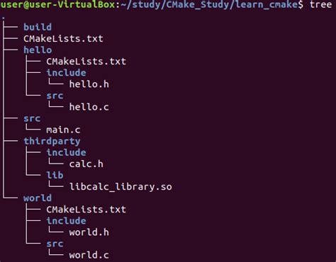 零基础cmake入门：项目实战示例2：复杂项目，附实例源码复杂make练习 Csdn博客