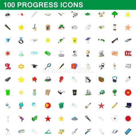100 Iconos Fijados Estilo De La High School Secundaria De La