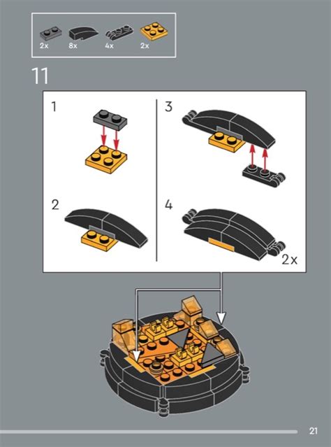 Lego Instructions For Set 40581 Bionicle Tahu And Takua Icons