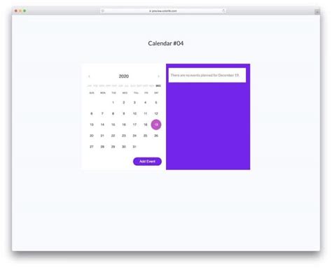 Best Bootstrap Calendar Examples