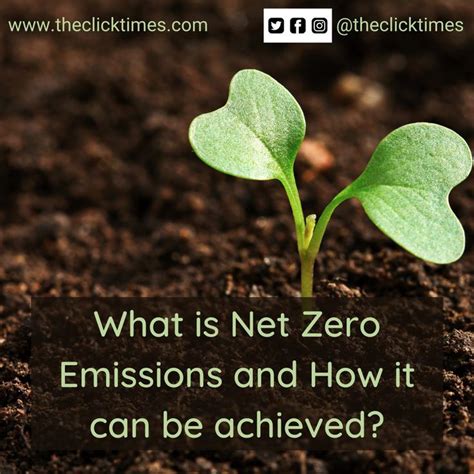 Understanding Net Zero Emissions Achieving Balance For A Sustainable Future