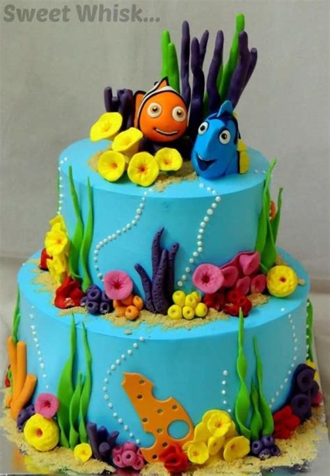 Finding Nemo Whipped Cream Cake Cake Nemo Cake Whipped Cream Cakes