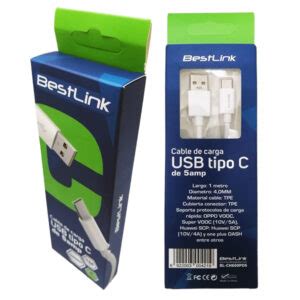 Cable De Carga Super Rapida USB C 5 1 Metro