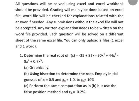 Solved All Questions Will Be Solved Using Excel And Excel Chegg Com
