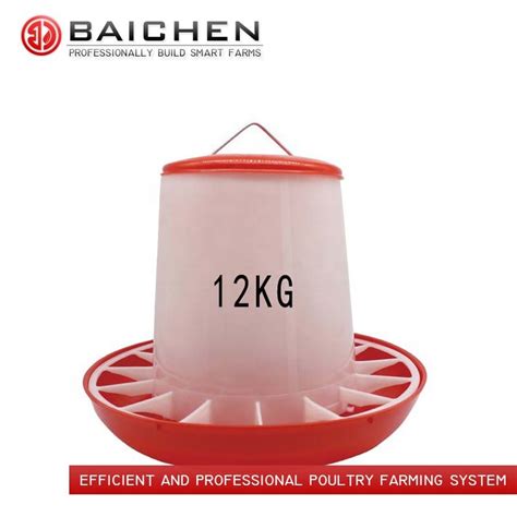 6kg Poultry Equipment Chicken Feeder Poultry Feeders And Drinkers