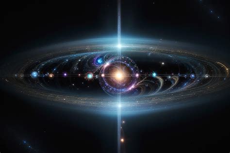 Premium Ai Image Quantum Wormhole Experiment Navigating The Multiverse