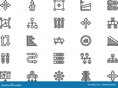 Arrows Icons Collection Is A Vector Illustration With Editable Stroke
