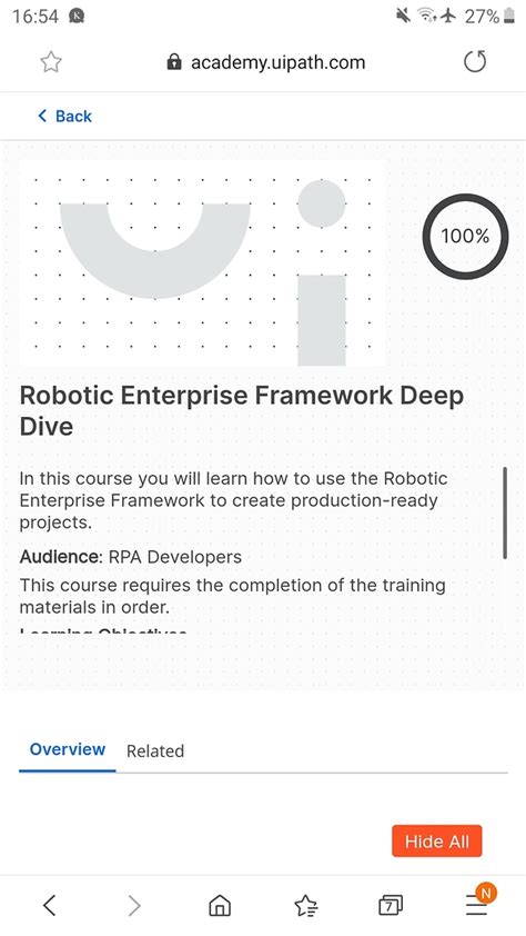I Can T Find The RPA Advanced Developer Certificate Even If I Completed