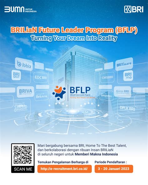 BRILiaN Future Leader Program BFLP BRI ITS Career Center