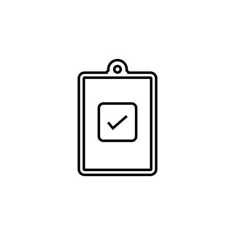 Vector Sign Of The Survey Symbol Is Isolated On A White Background
