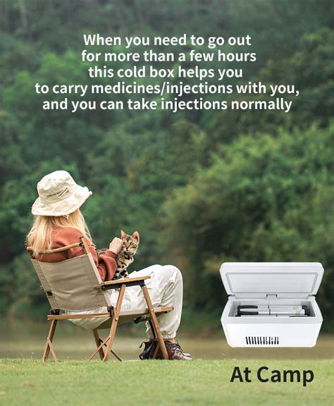 Portable Insulin Cooler Travel Case Box With Usb And Led Display