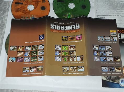 Command And Conquer Generals Deluxe Edition ManuÁl Mapa 4x Cd Aukro