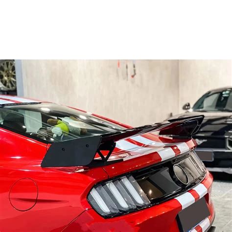 Gt Style Real Carbon Fiber Fibre Rear Trunk Spoiler Big Wing For Ford