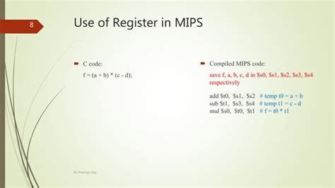 Instruction Set Architecture Mips Pptx