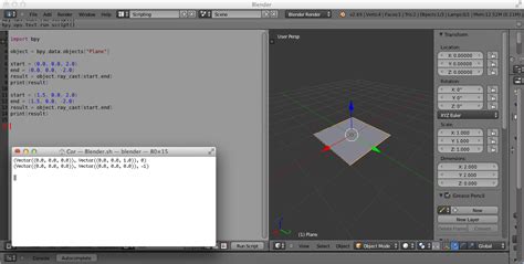 Ray Cast Does Not Operate As Expected Python Support Blender Artists Community