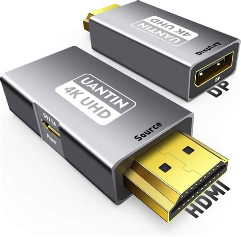Cable Matters Hdmi To Displayport Adapter Hdmi To Dp Adapter With 4k Video Resolution Support