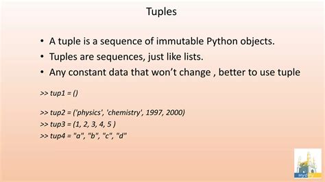 Datastructures In Python PPT