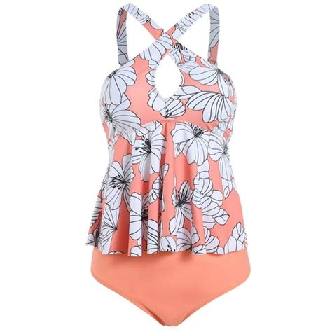 Sexy Dance Tankini Set For Women 2pcs Swimsuit High Waist Bathing Suit