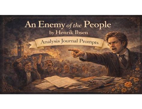 An Enemy Of The People By Henrik Ibsen Analysis Journal Prompts By Munro Guides