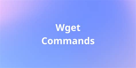 [linux] Wget Commands Every Developer Needs To Know