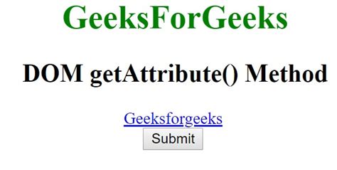 Html Dom Getattribute用法及代码示例 纯净天空