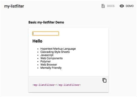 Creating A Web Component With Polymer By Mentally Friendly On Codepen