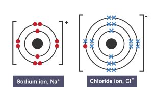 Dot And Cross Diagrams To Show Formation Of Ions Bonding CCEA