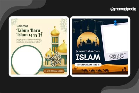 15 Twibbon Tahun Baru Islam 2023 Gratis Unik Dan Islami Cocok