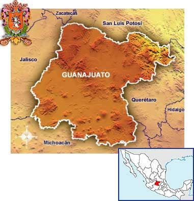 Mapa De Guanajuato Municipio Con Todos Sus Pueblos