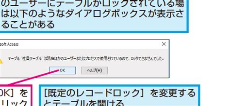 Access テーブルロック Vba：安全なデータベース操作のヒント