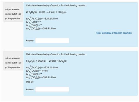 Solved Calculate The Enthalpy Of Reaction For The Following Chegg
