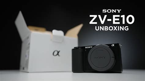 Sony Zv E Unboxing And First Impressions Youtube