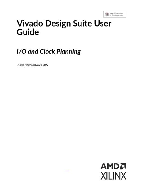 Ug899 Vivado Io Clock Planning Pdf Field Programmable Gate Array